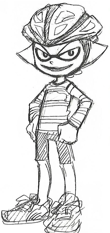 Bike Helmet (Character) | Splatoon Wiki | Fandom