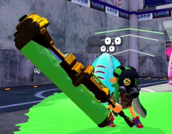 Gold Dynamo Roller | Splatoon Wiki | Fandom