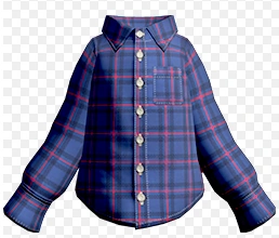 Blue Plaid Shirt | Splatoon Wiki | Fandom