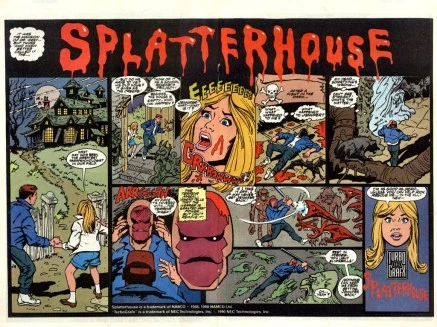 Splatterhouse ads | Splatterhouse Wiki | Fandom