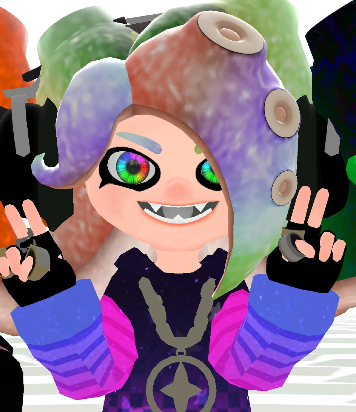 Rainbow the Rival Octoling | Splatville-60 Wiki | Fandom