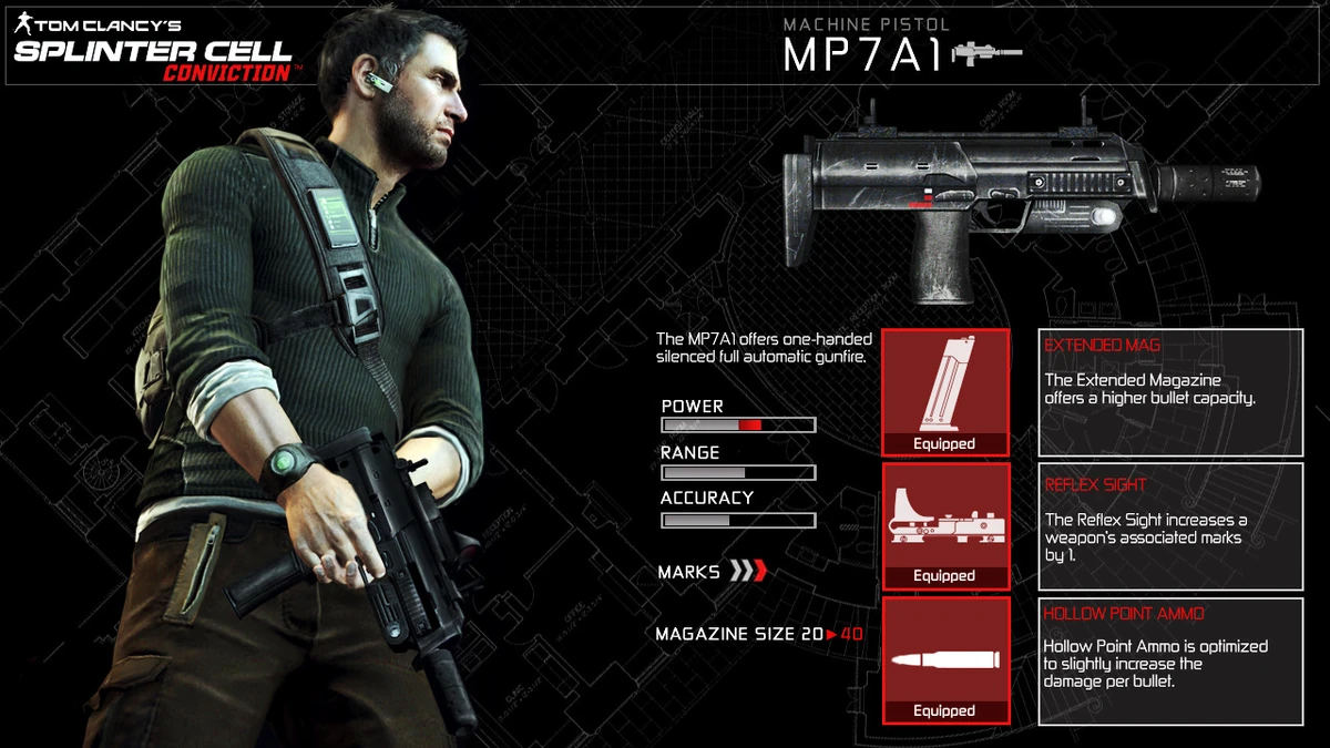 MP7A1 | Splinter Cell Wiki | Fandom