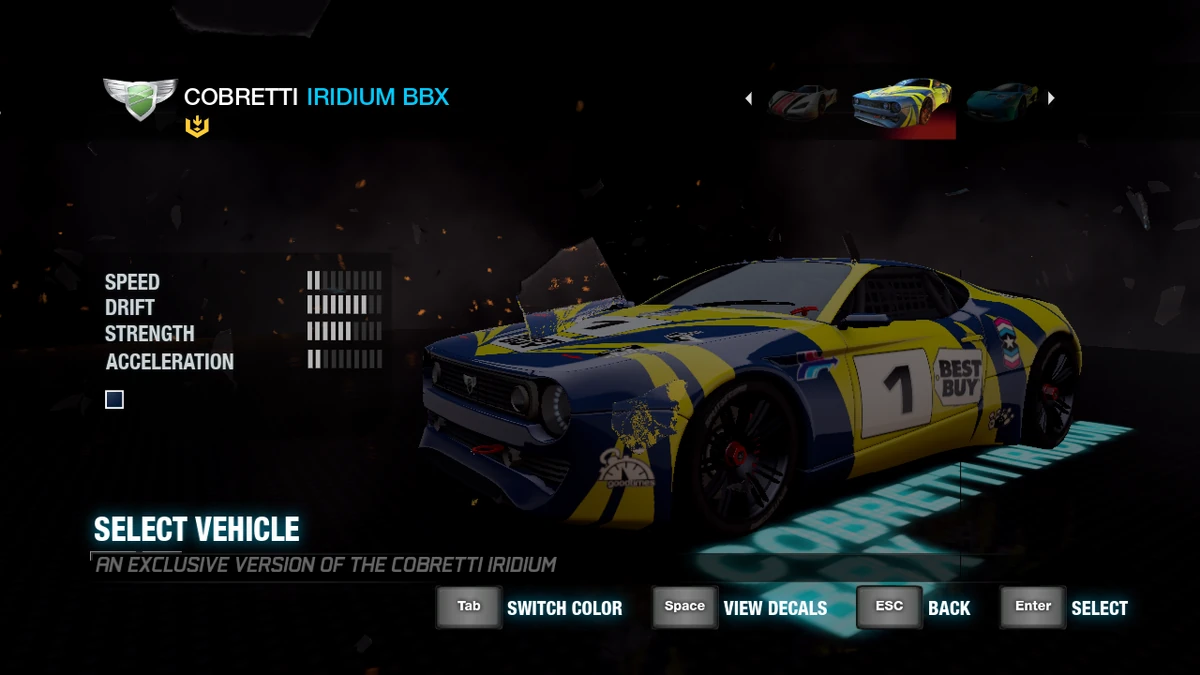 Iridium BBX | Split/Second Velocity Wiki | Fandom