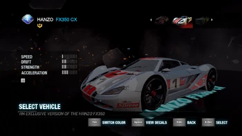 FX350 CX | Split/Second Velocity Wiki | Fandom