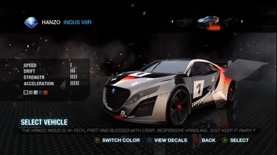 Hanzo Indus V8R | Split/Second Wiki | Fandom