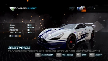 Cobretti Pursuit | Split/Second Wiki | Fandom