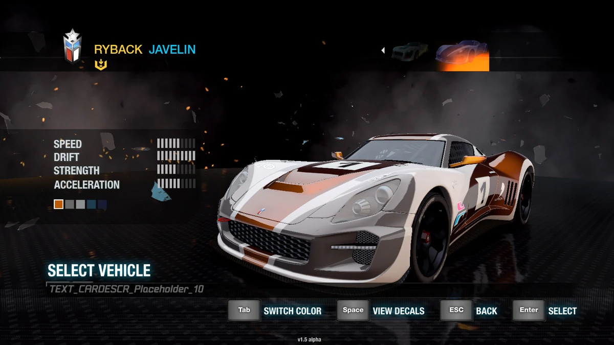 Ryback Javelin | Split/Second Wiki | Fandom