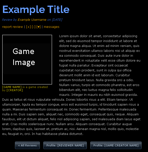 Review | Sploder Wiki | Fandom