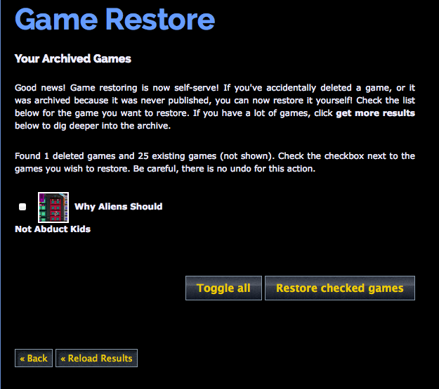 Game Restore | Sploder Wiki | Fandom