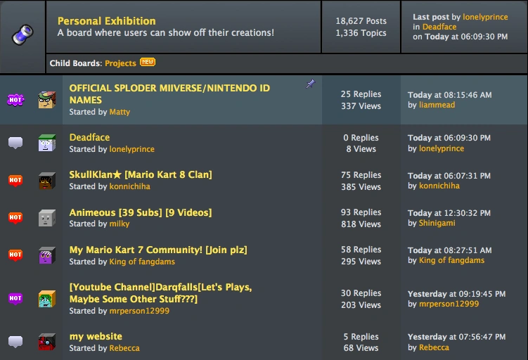 Personal Exhibition | Sploder Wiki | Fandom