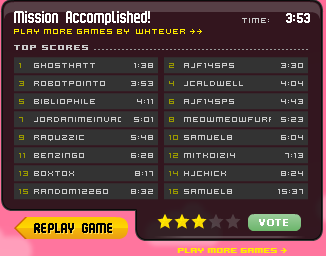 Leaderboard | Sploder Wiki | Fandom