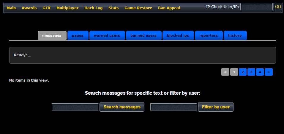 Moderation Panel | Sploder Wiki | Fandom