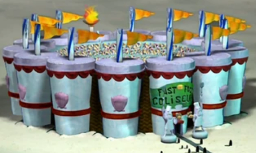 Fast Food Coliseum | SpongeBob Locations Wiki | Fandom