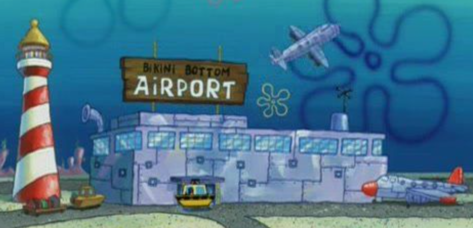 Bikini Bottom Airport Spongebob Locations Wiki Fandom