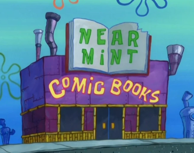 Near Mint Comic Books | SpongeBob Locations Wiki | Fandom