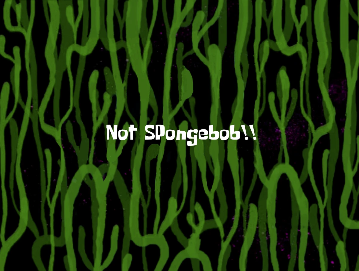 Not Spongebob!! | Spongebob Lost Episodes Official Wiki | Fandom