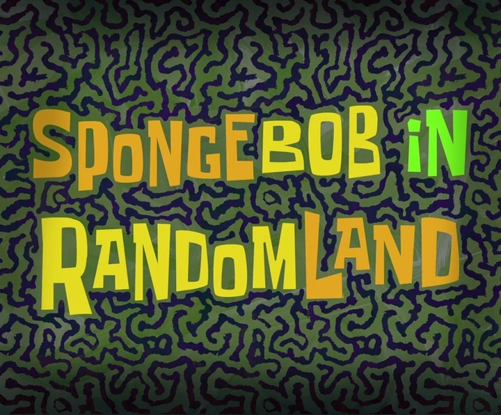 SpongeBob In Randomland (VHS tape) | Spongebob Lost Episodes Official ...