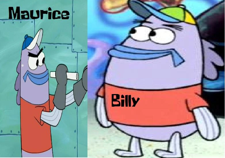 Maurice and Billy Fishington | SpongeBob New Fanon Wiki | Fandom