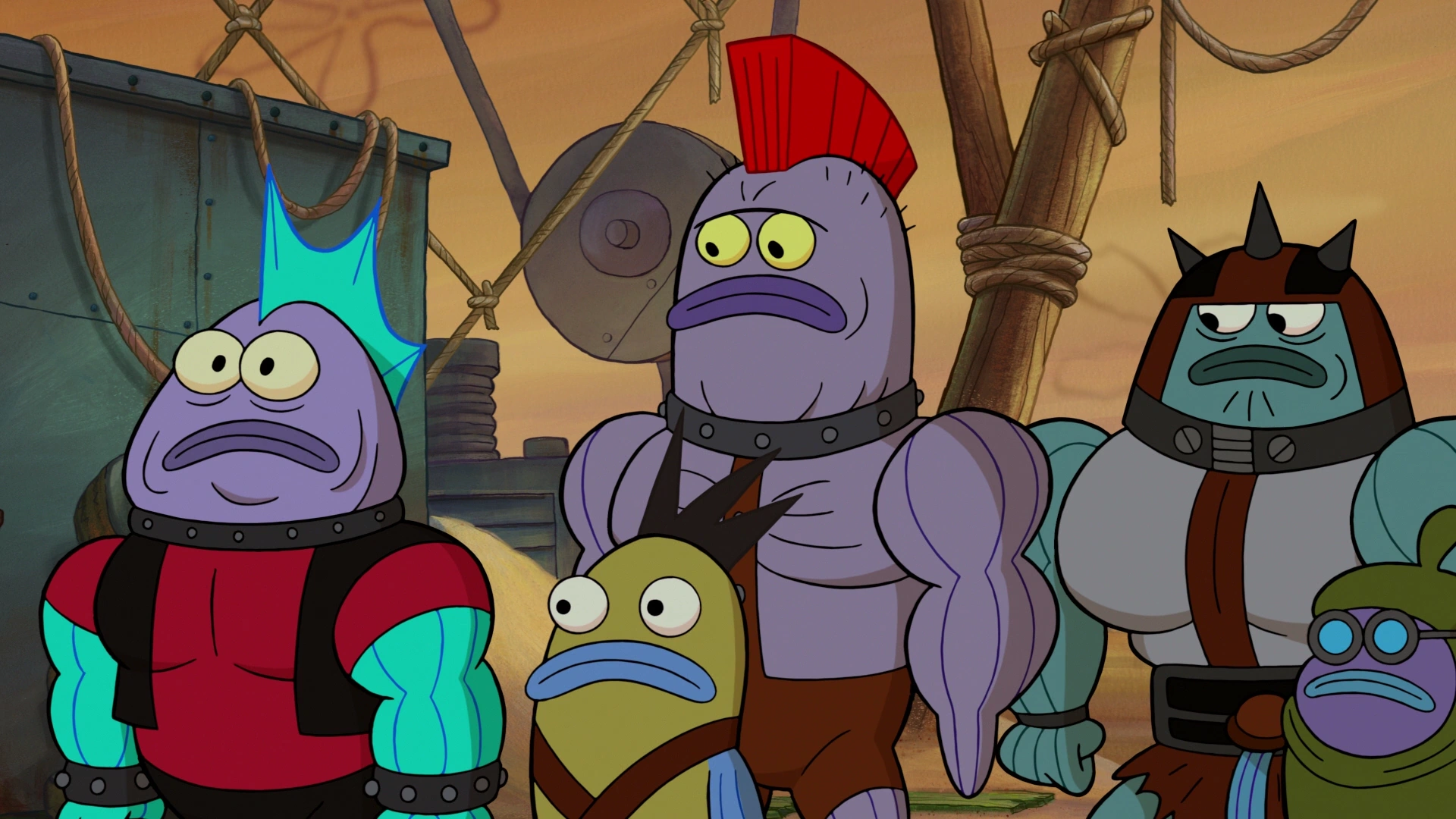 Little purple muscle guy | SpongeBob New Fanon Wiki | Fandom