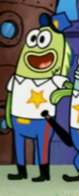 Zielony oficer | SpongeBob Wiki | Fandom