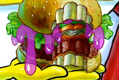 Colorful Krabby Patty