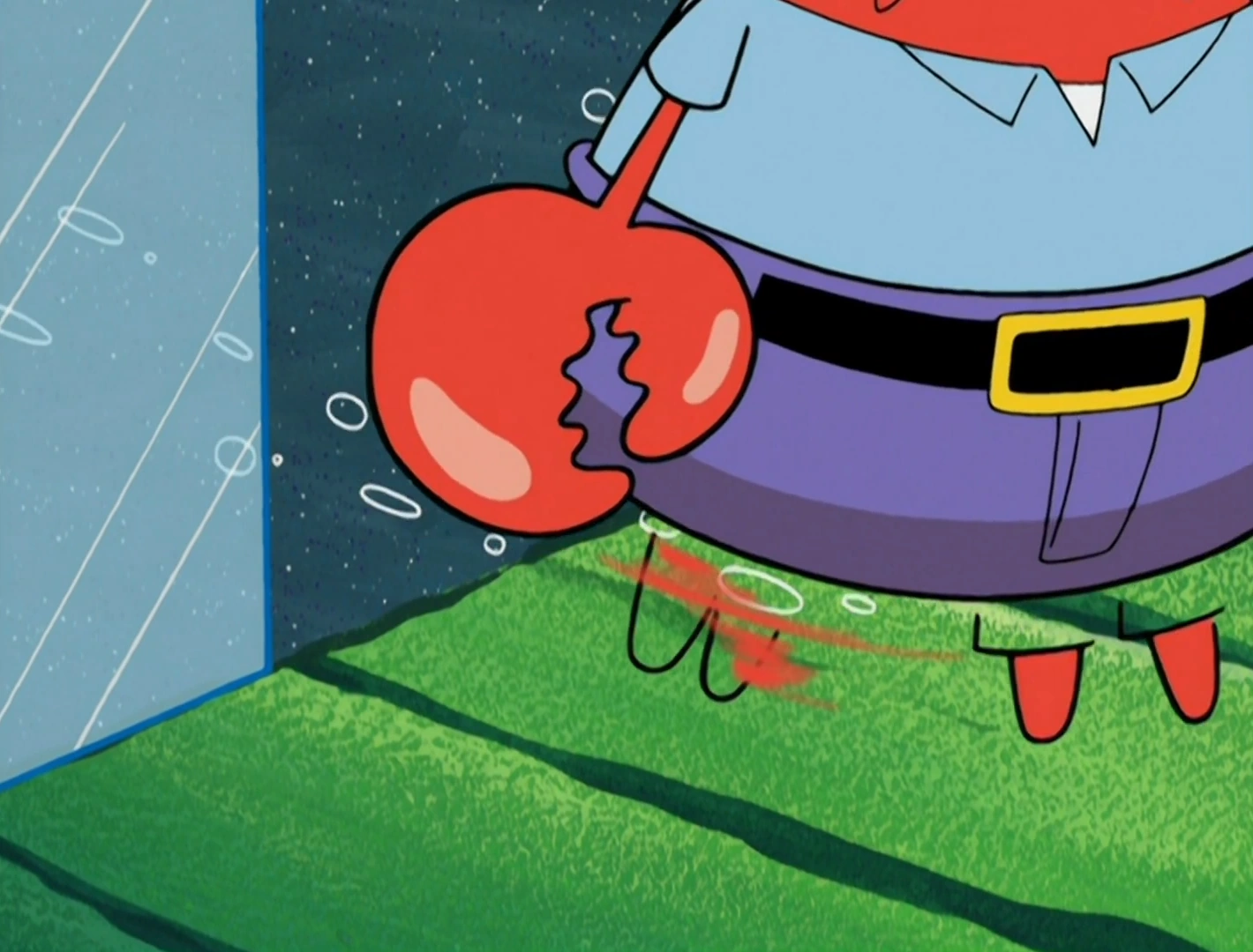 Spongebob Mr Krabs Casa Dentro