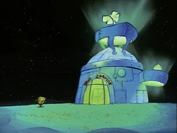 Rock Bottom Spongebob Bus Station
