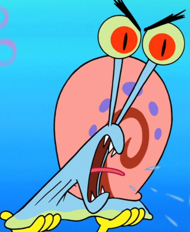 Angry Gary Spongebob