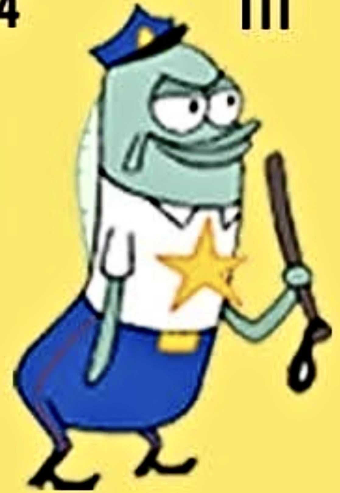 Spongebob Police Officer