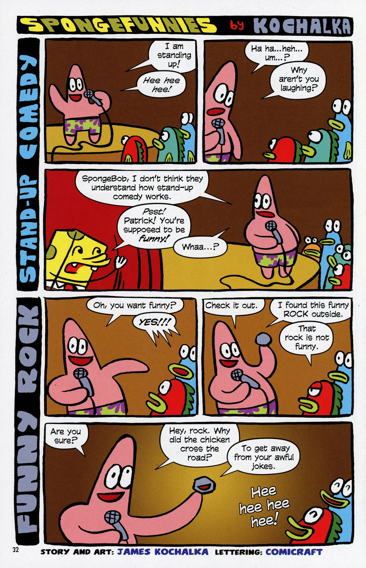 stupid spongebob comics