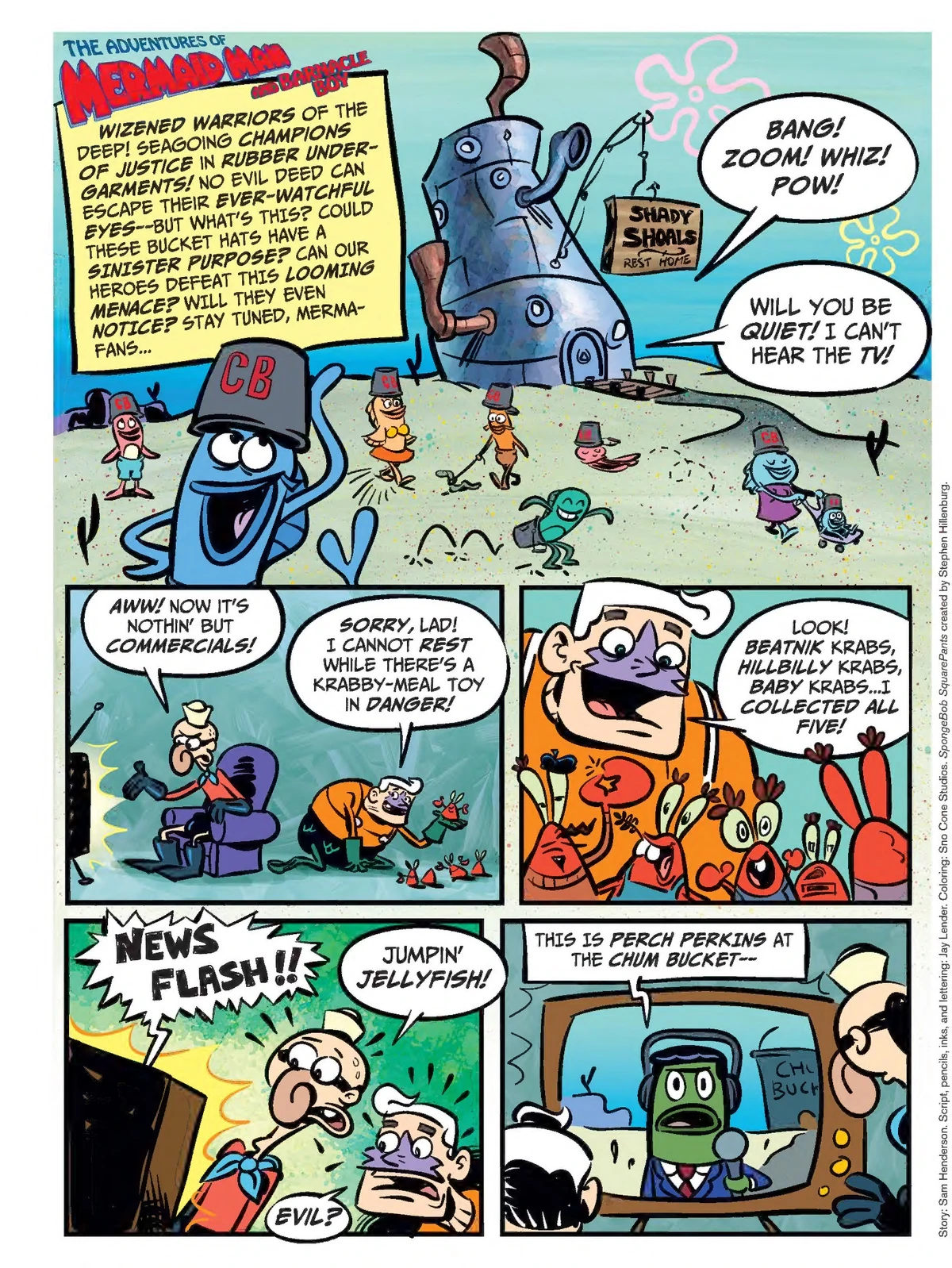 The Adventures of Mermaid Man and Barnacle Boy (comic) | Encyclopedia ...