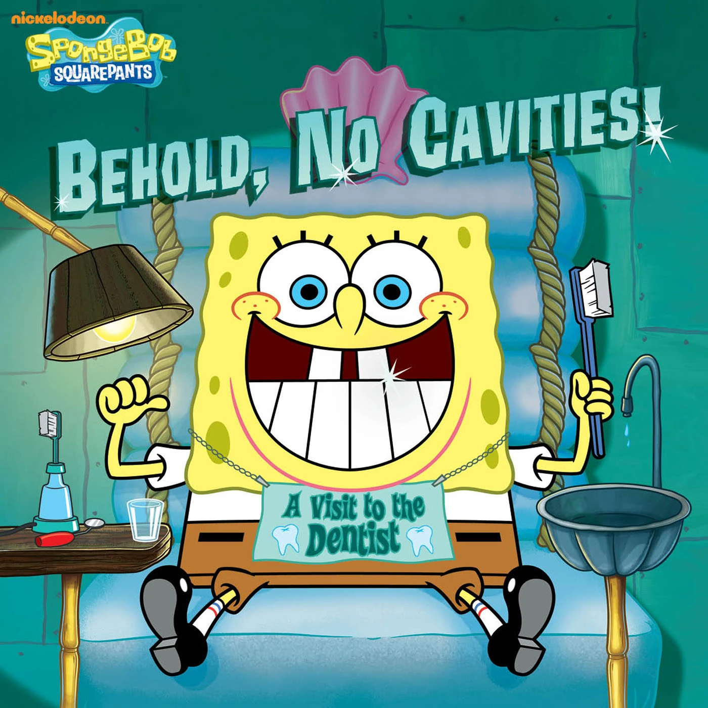Spongebob Brushing His Hair