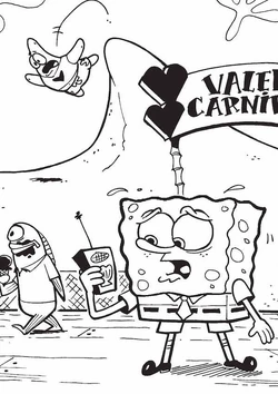 spongebob valentines coloring pages printable
