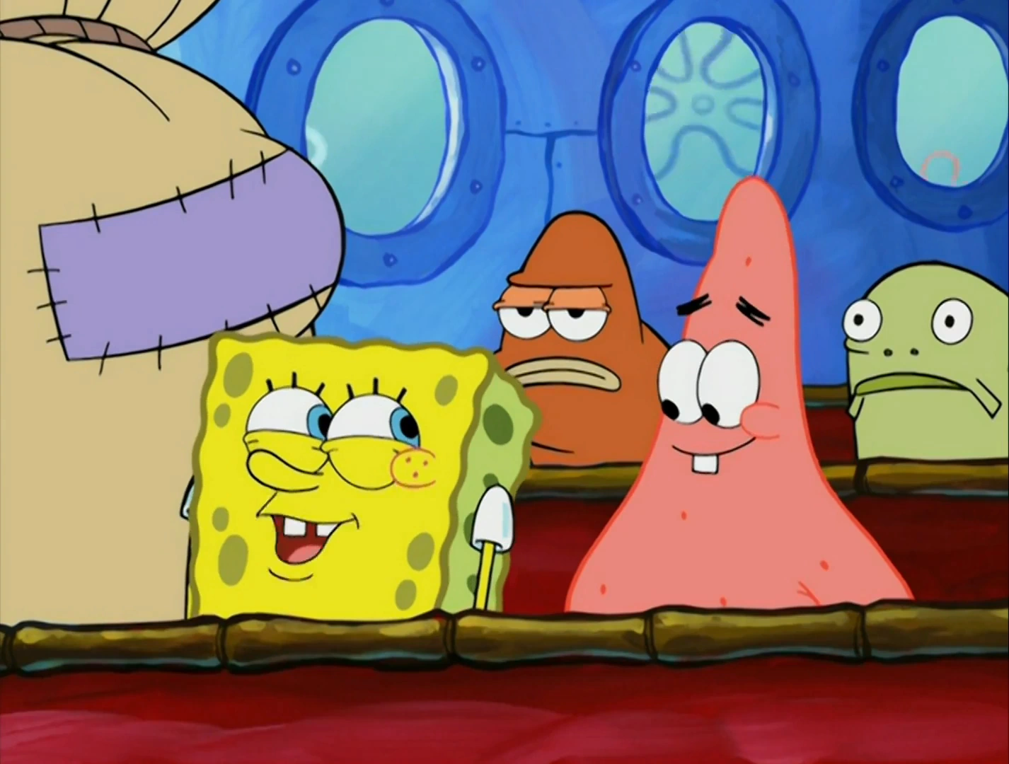 Inside Spongebob Sand