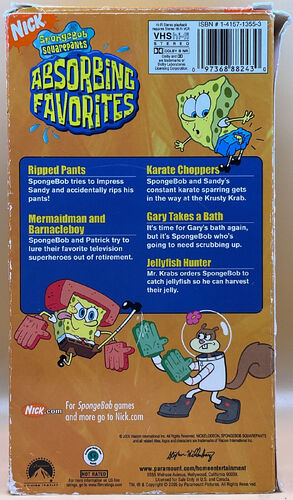 Absorbing Favorites (VHS) | Encyclopedia SpongeBobia | Fandom Absorbing Favorites (VHS) | Encyclopedia SpongeBobia | Fandom