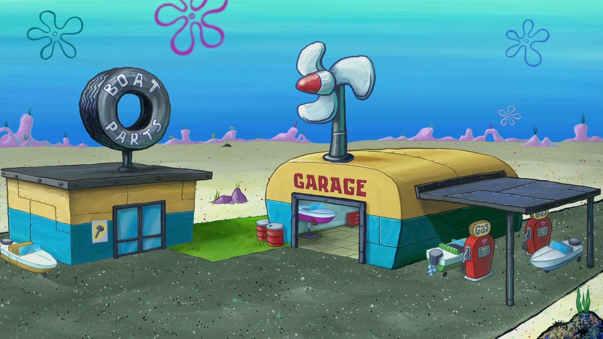 Boat Parts & Garage | Encyclopedia SpongeBobia | Fandom