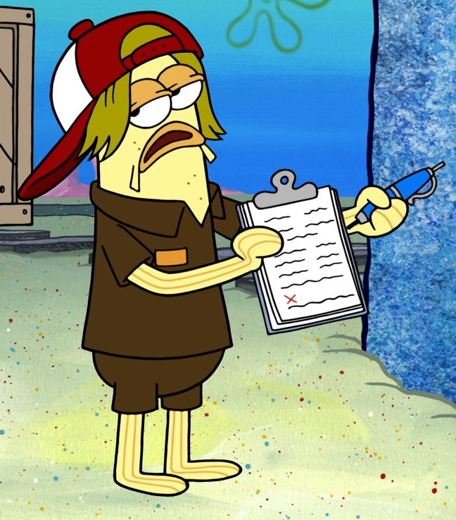 Delivery man | Encyclopedia SpongeBobia | Fandom