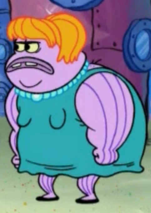 Spongebob Fish Characters Pink Lady