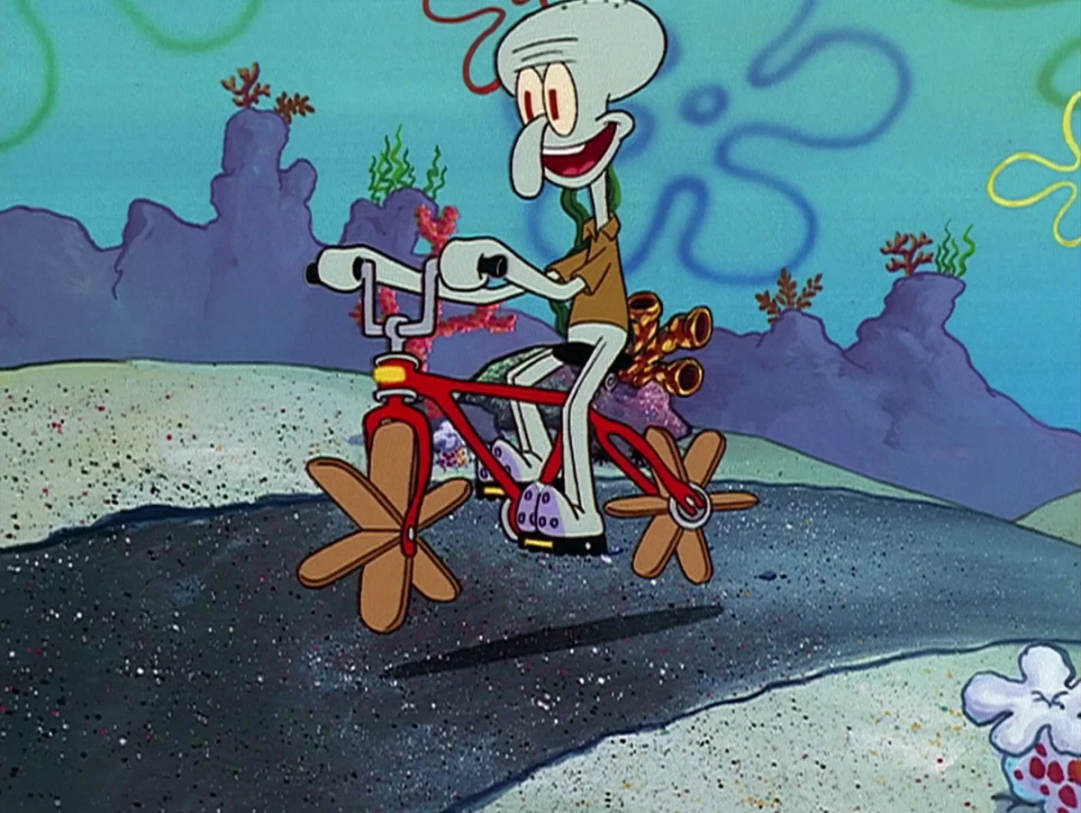 Squidward's bicycle | Encyclopedia SpongeBobia | Fandom