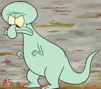 Squidasaurus Rex | Encyclopedia SpongeBobia | Fandom