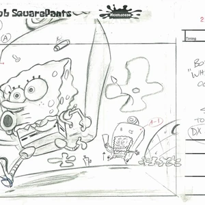 spongebob squarepants idiot box coloring pages