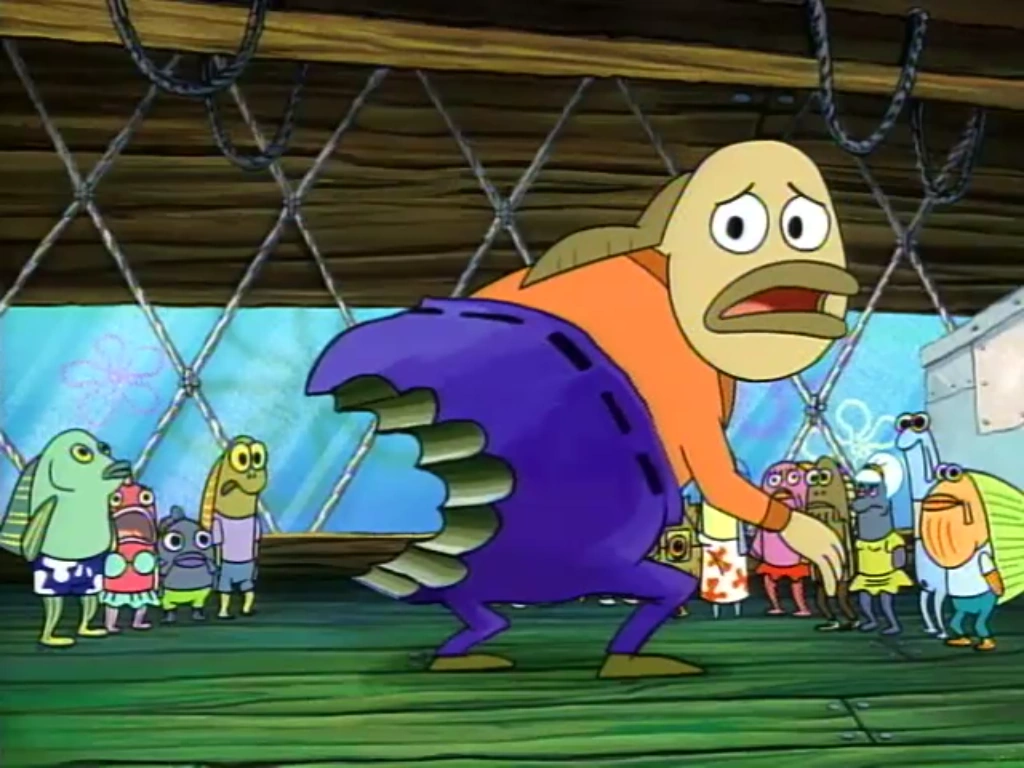 Рыба с откушенным задом | Губка Боб Квадратные Штаны вики | Fandom