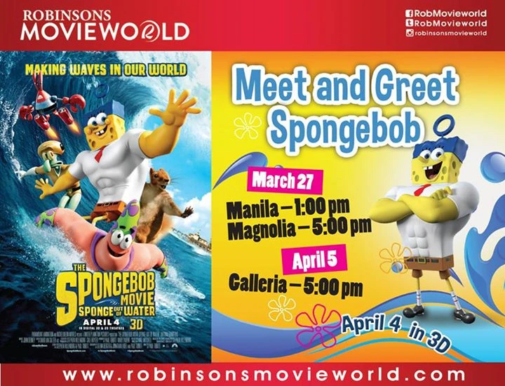 Robinsons Movieworld: Meet and Greet SpongeBob | Encyclopedia ...