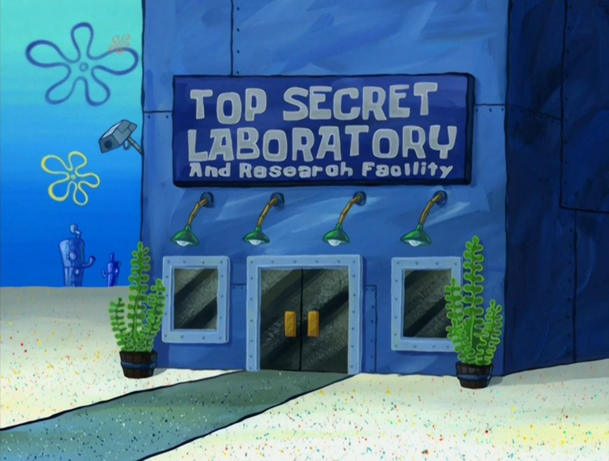 Top Secret Laboratory And Research Facility | Encyclopedia SpongeBobia ...