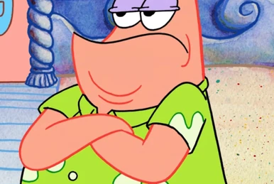blushing patrick spongebob
