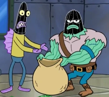 Bank robbers | Encyclopedia SpongeBobia | Fandom