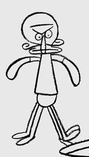 Doodle Squidward | Encyclopedia SpongeBobia | Fandom