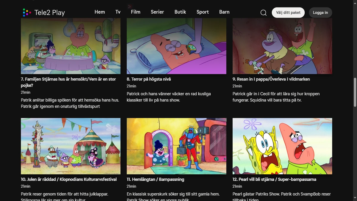 Patrik Stjärnas Show | Encyclopedia SpongeBobia | Fandom