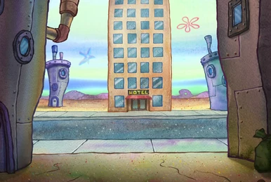 spongebob’s library