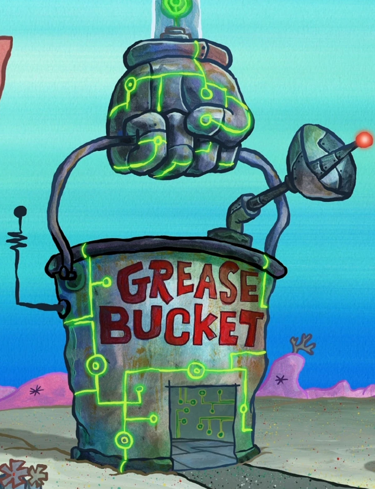 Grease Bucket | Encyclopedia SpongeBobia | Fandom